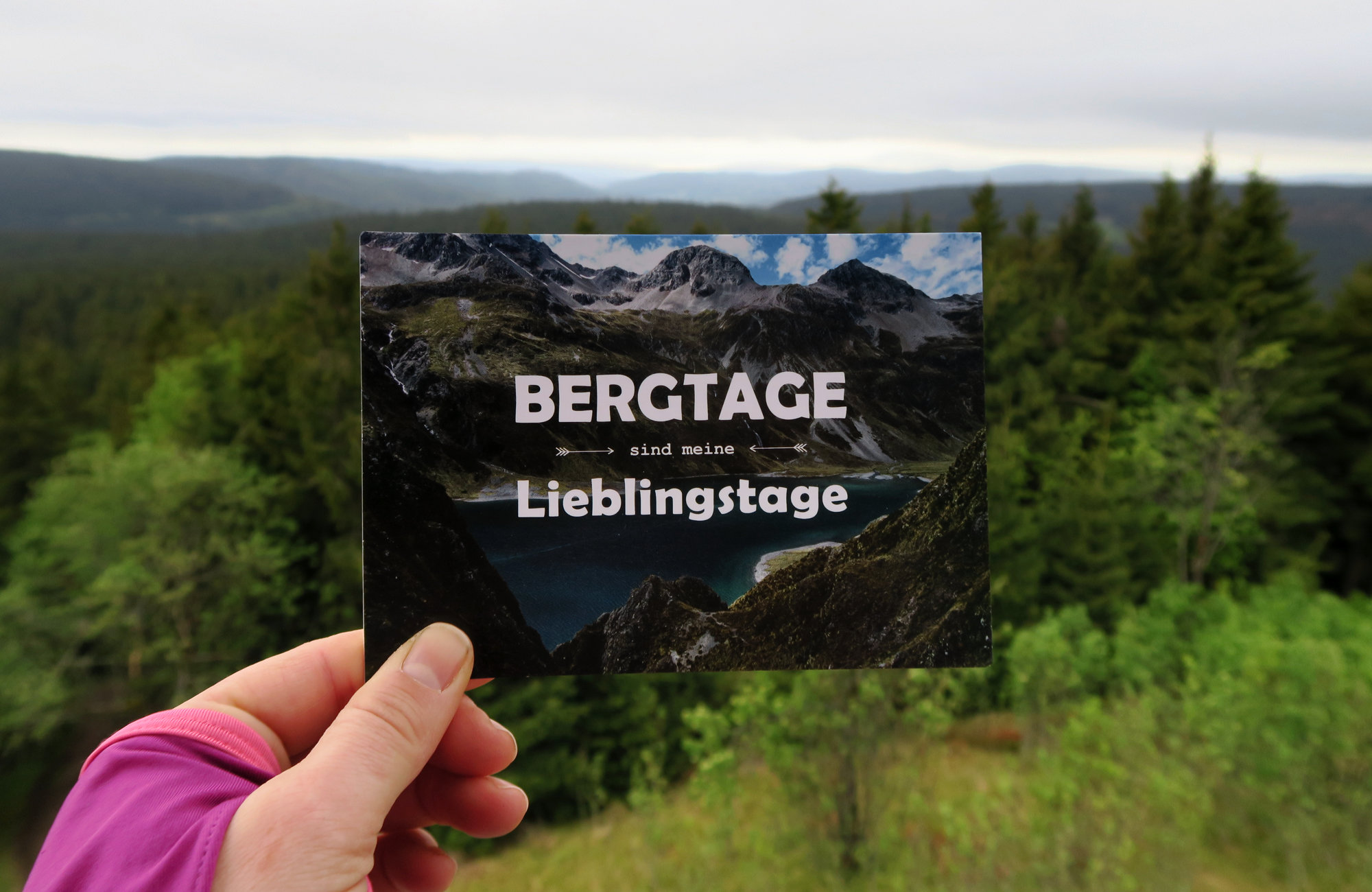 Postkarte: Bergtage sind meine Lieblingstage - Fjella Postkarte: Bergtage sind meine Lieblingstage - Fjella